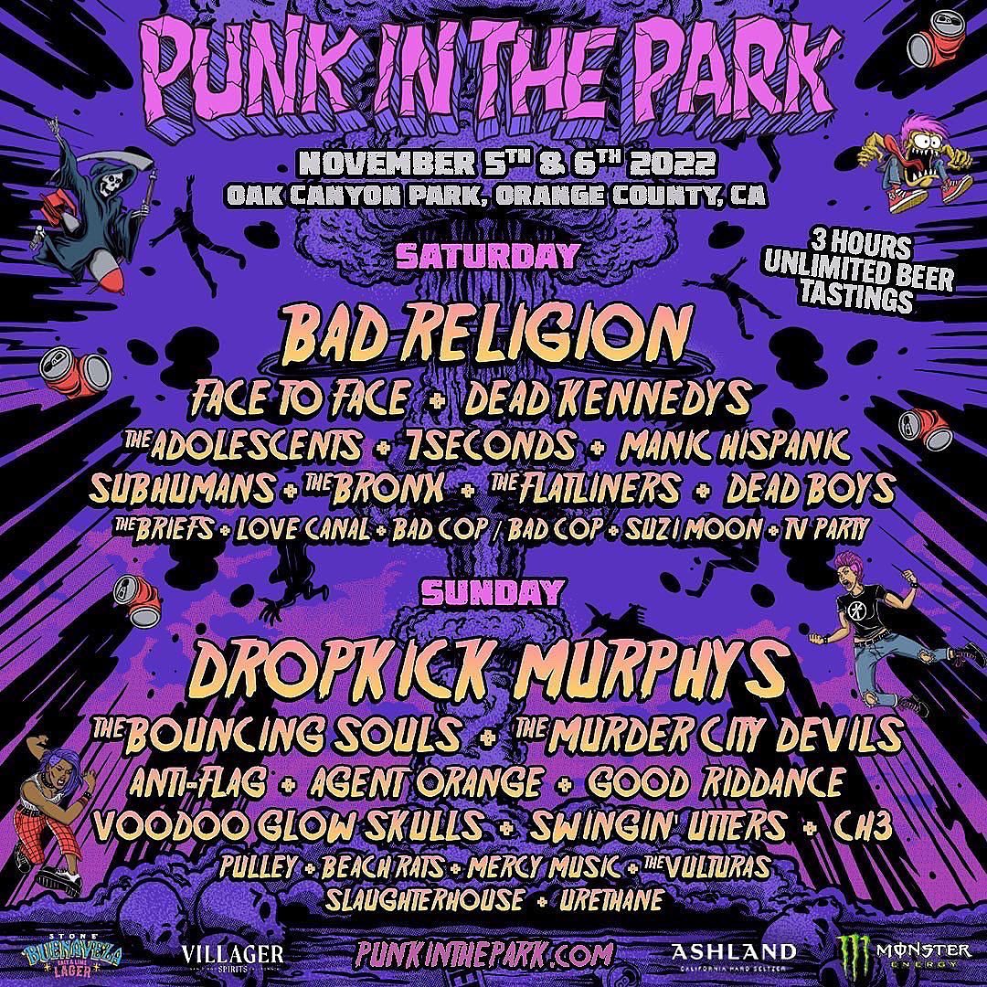 Punk in the Park 2022 - Punk Rock Agenda